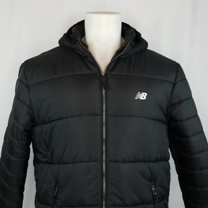 New Balance | Jackets & Coats | New Balance Mens Quilted Hooded Puffer ...